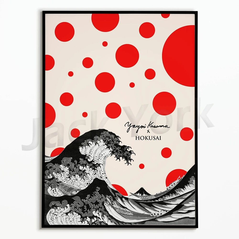 Постер Jack York Yayoi Kusama x Hokusai