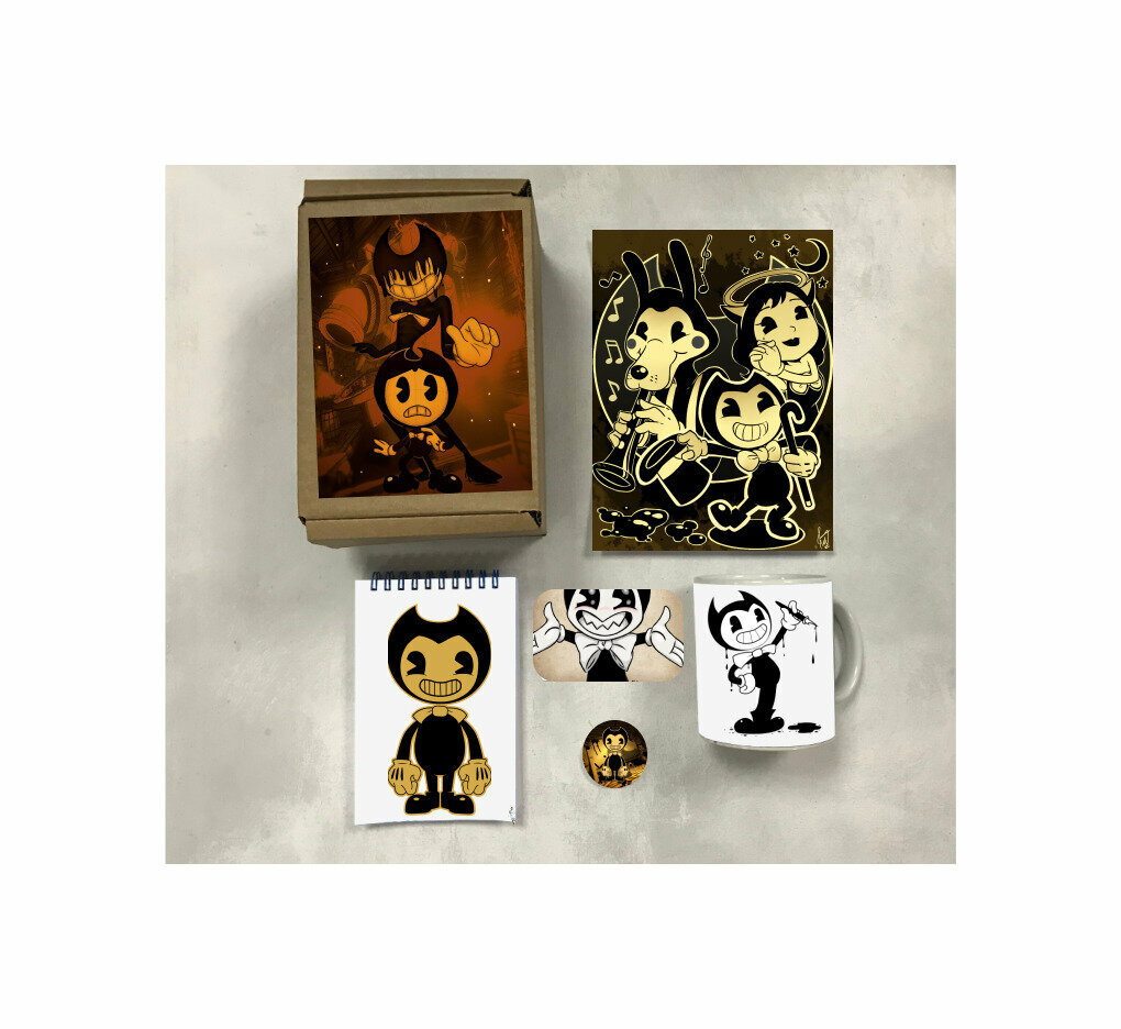 Бокс GOODbrelok принт "Бенди, Bendy" - B0001