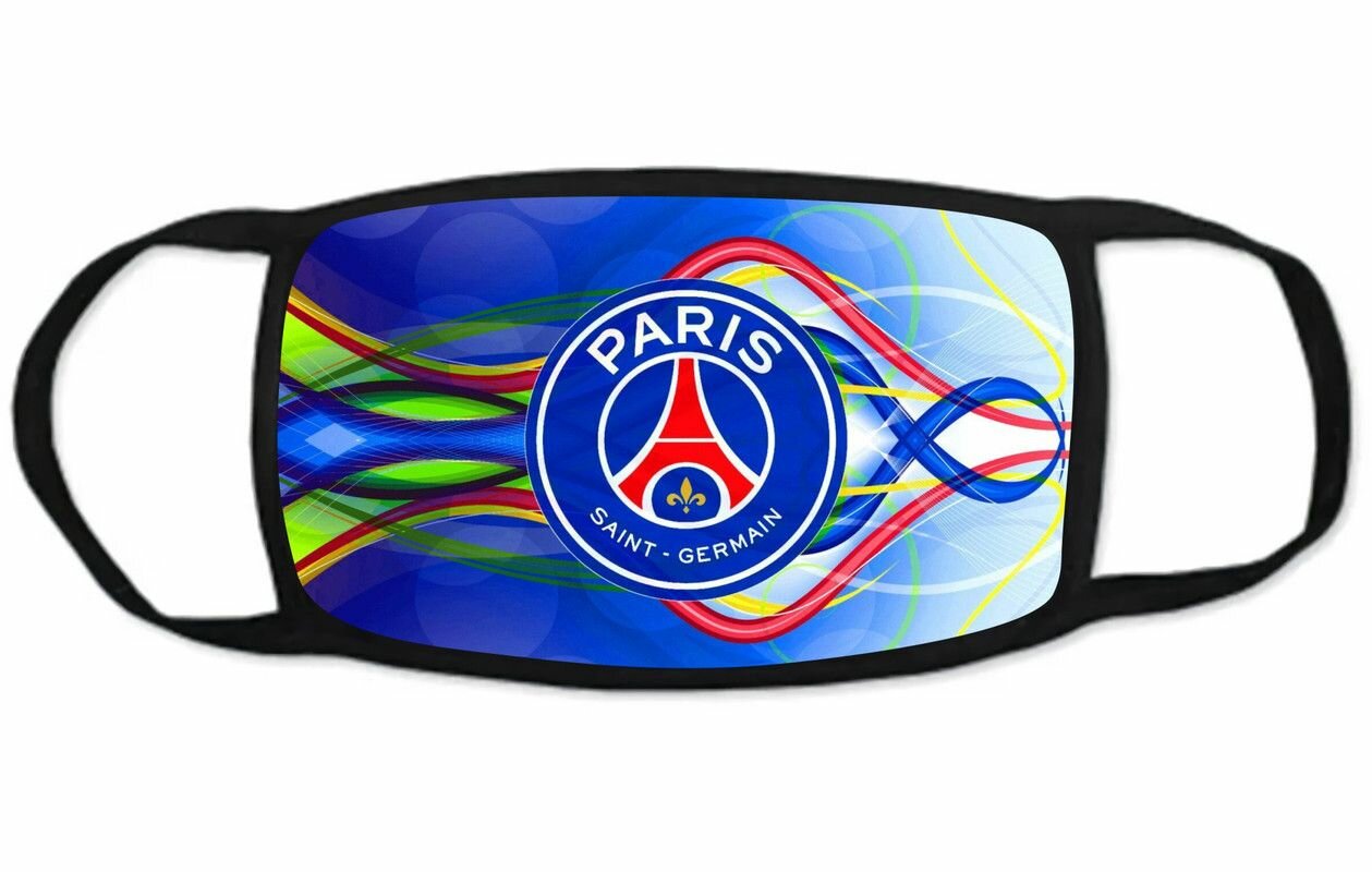 Стильная многоразовая маска GOODbrelok размер 12,5*20 ФК ПСЖ, Paris Saint-Germain - 0003
