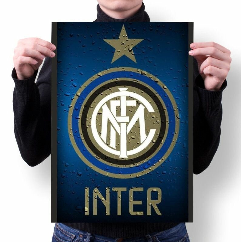 Плакат А4 принт Интер, Inter - 0001