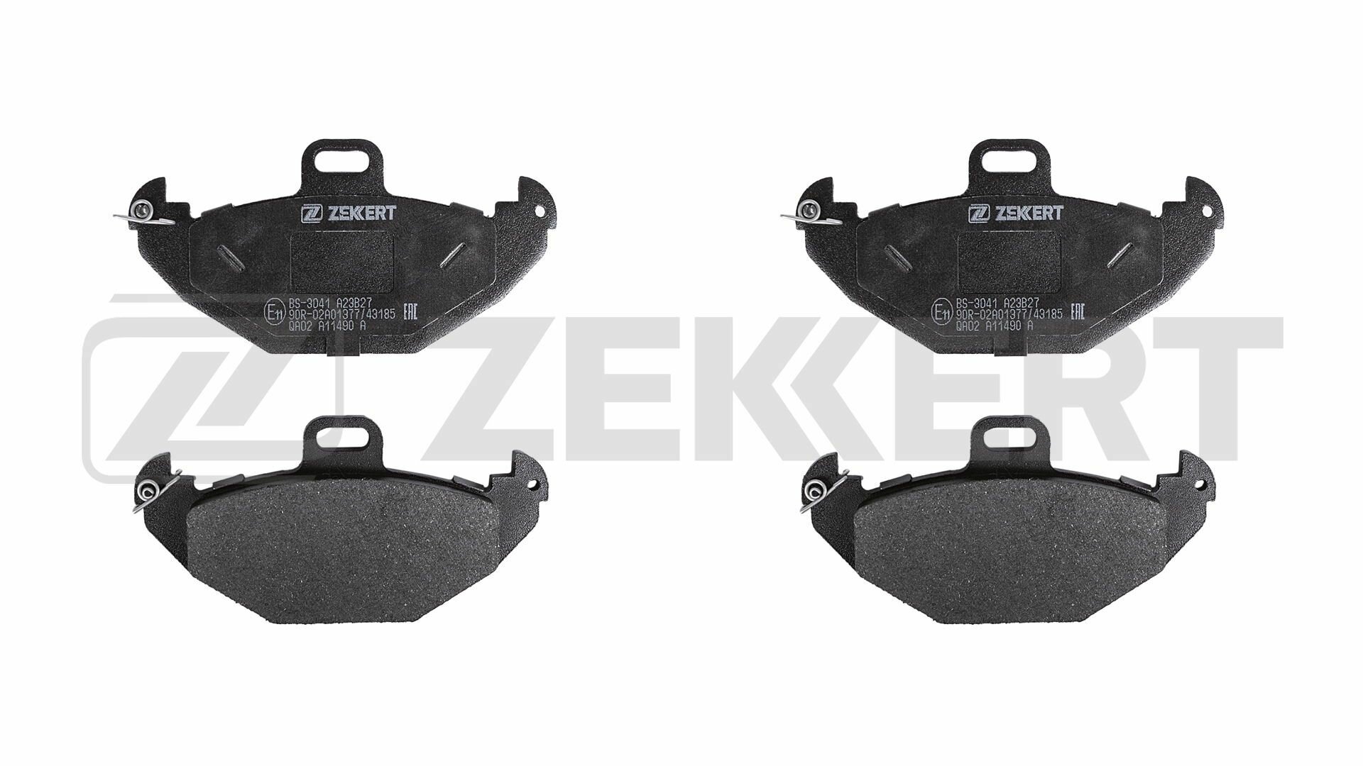 Колодки тормозные дисковые задние для Рено Лагуна 1 BS-3041 ZEKKERT