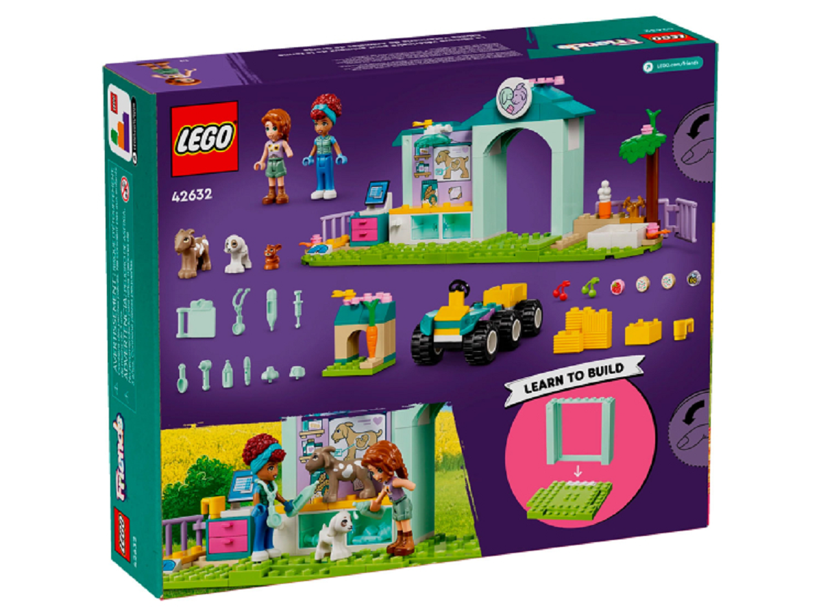 LEGO Friends 42632 Ветеринарная клиника для животных на ферме, 161 дет.