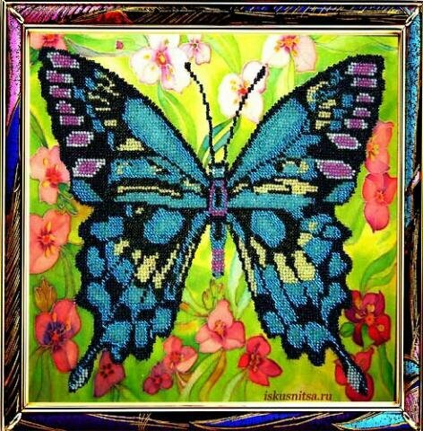 Синяя бабочка Р-008