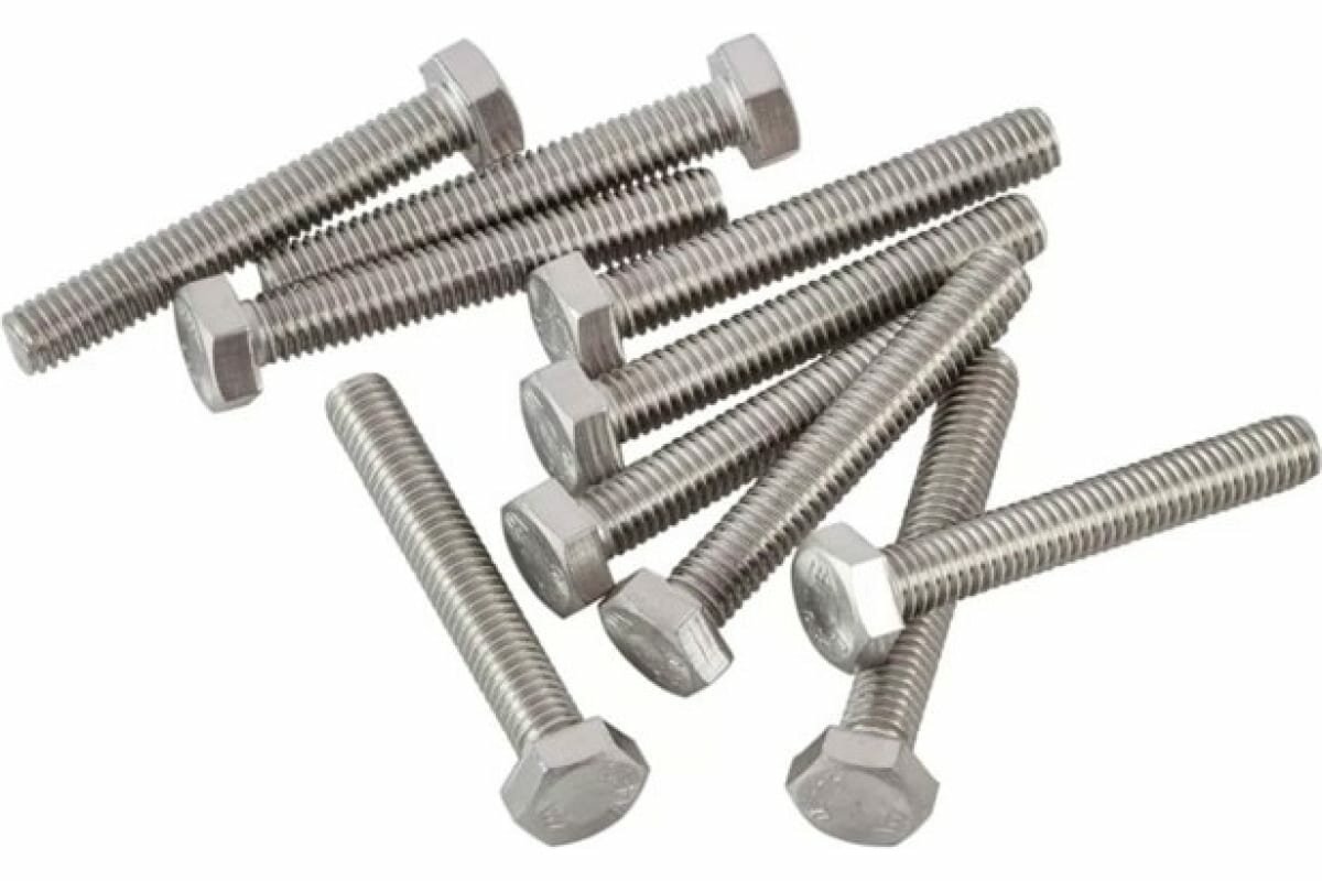 Болт 6-гр. головка М12х80 (15шт) DIN933 кл 5,8, цинк SteelRex