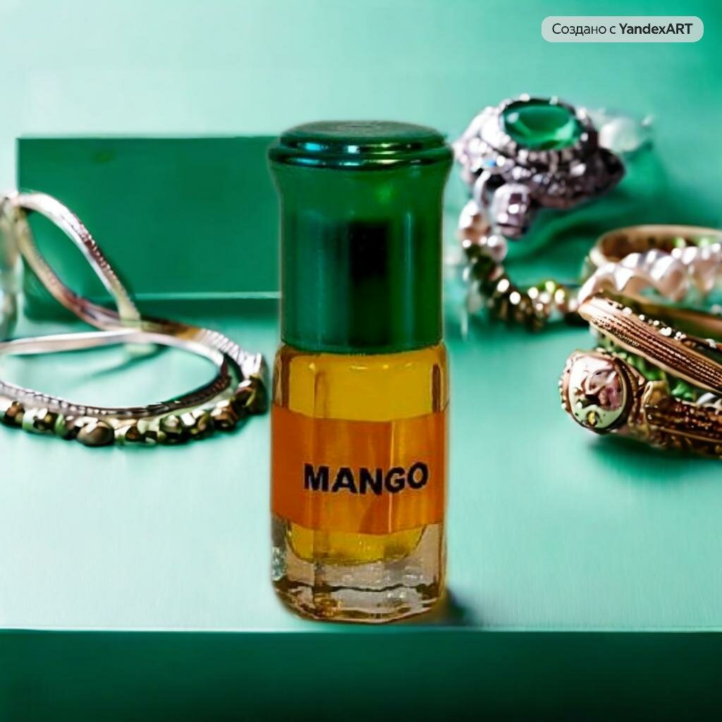 Парфюмерное масло — MANGO, роликовый флакон, 3мл. Luzi Ag, Швейцария