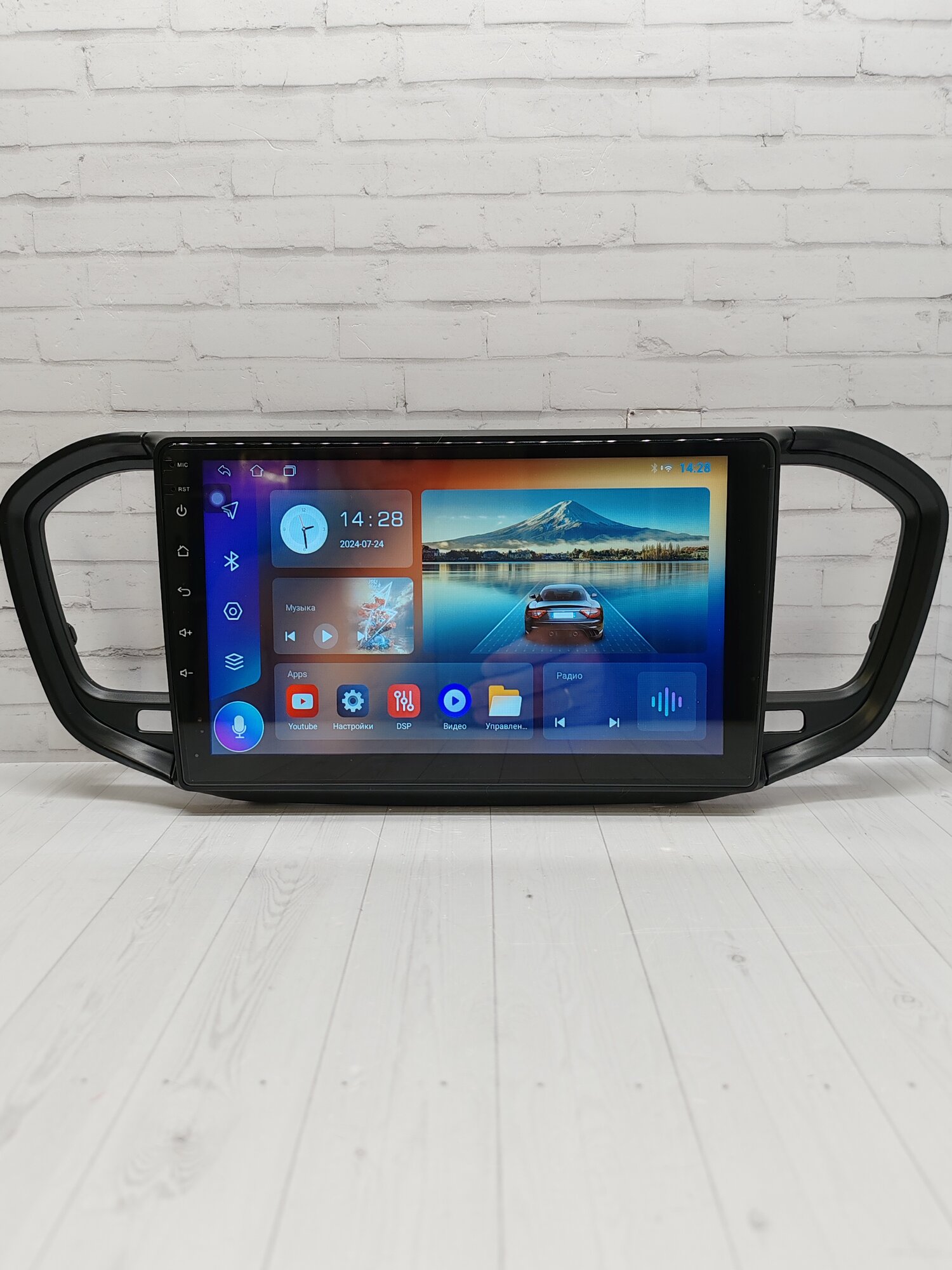 Магнитола 8-ядерная, 4/64гб, сим-карта 4G, экран QLED 9', Блютуз, WiFi, GPS, USB, DSP, CarPlay, андроид 13, для Лада Веста (Lada Vesta) от 2022г+