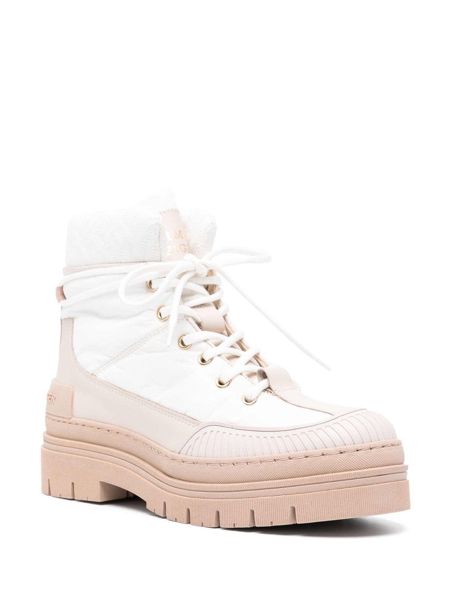 Ботинки TOMMY HILFIGER, размер 40 EU, бежевый/белый — фото 1