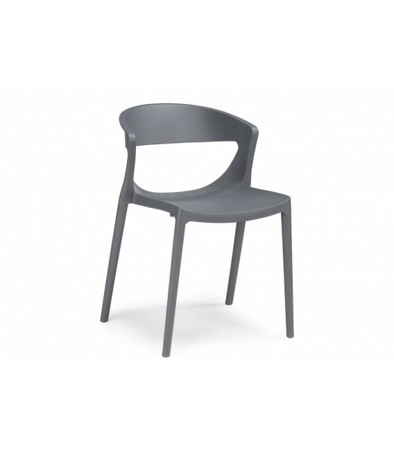 Стул пластиковый Chic серый 9589898