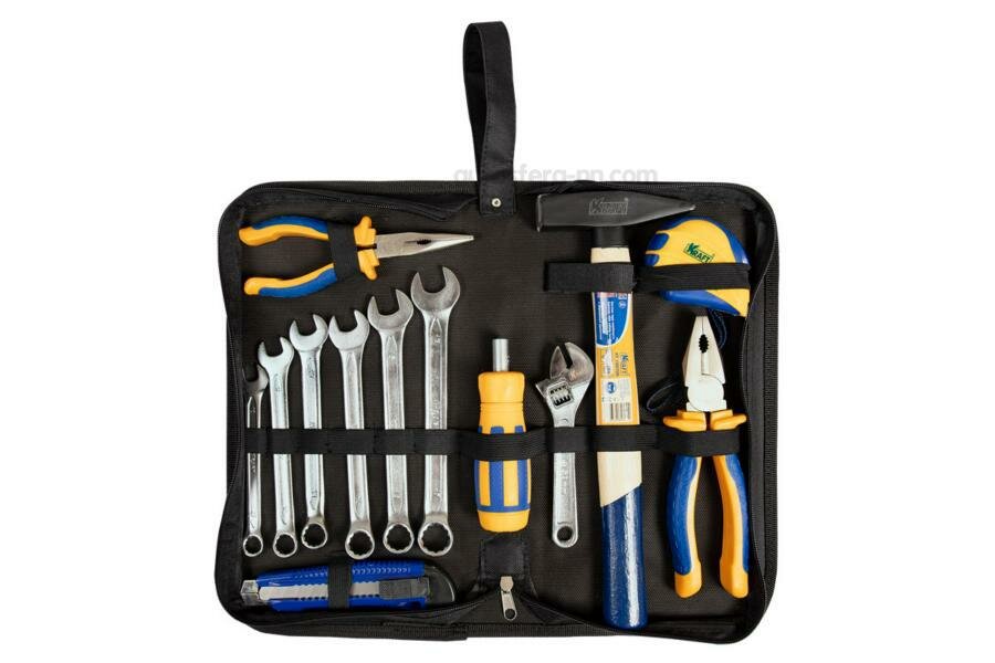 KRAFT KT703008 Набор инструмента 28 предметов (сумка)