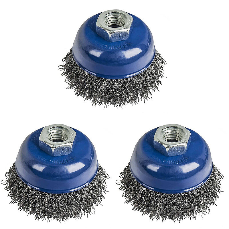 Корщетка для УШМ Практика мягкая чашеобразная d65 мм M14 (3 шт.)