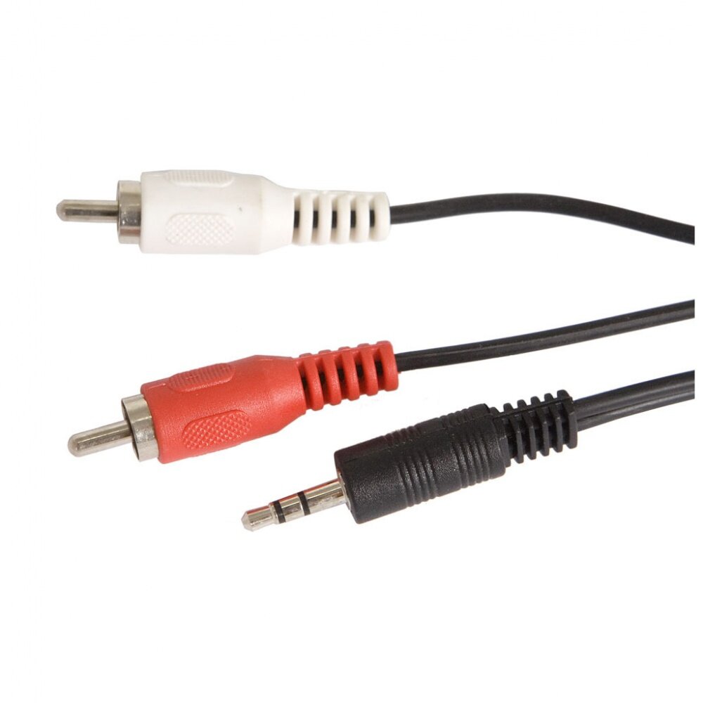 Кабель Jack 3.5 mm вилка - 2xRCA вилка, стерео-аудио, 3 м.