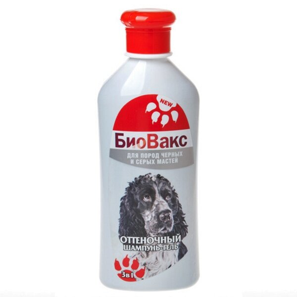 Шампунь для собак Биовакс Оттеночный, черный, 305 мл