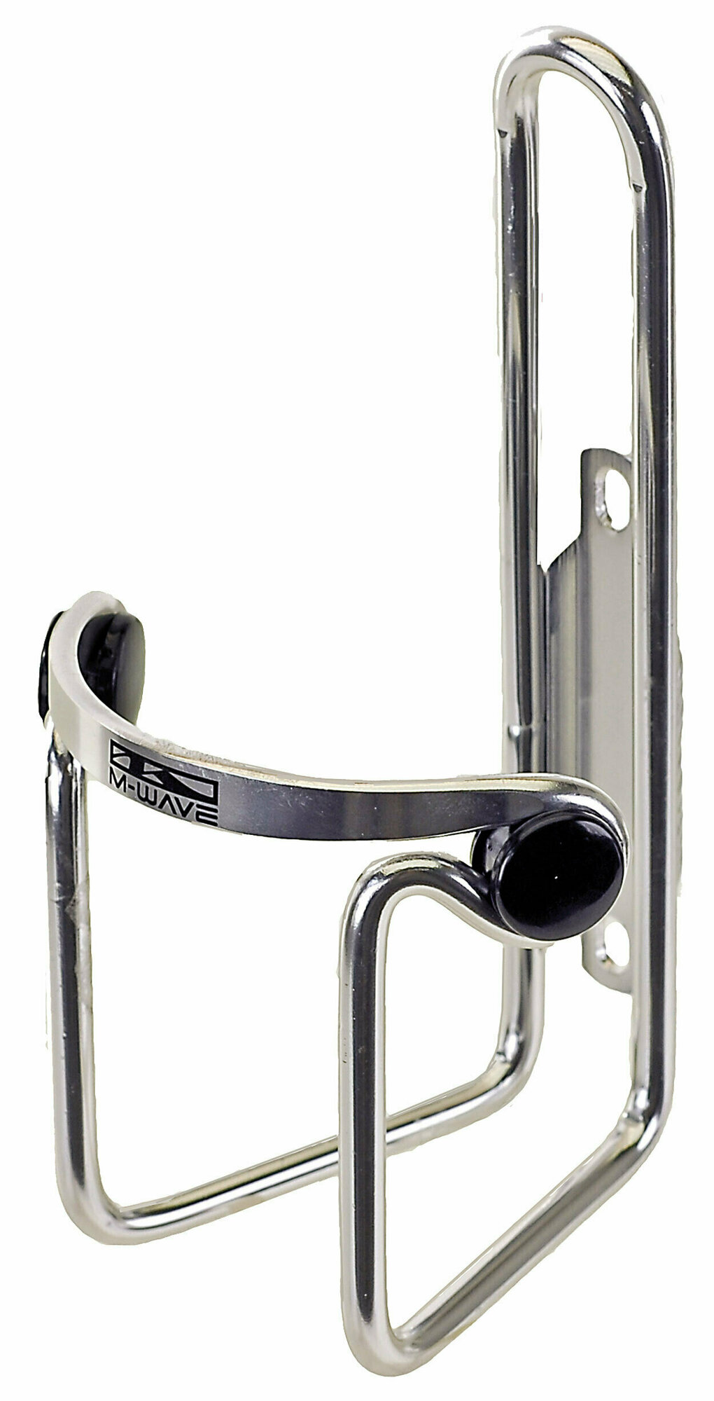 Флягодержатель велосипедный алюминиевый с фиксатором серебристый M-WAVE