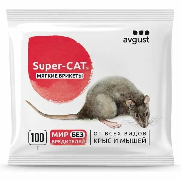 Супер Кэт (SUPER-CAT мягкие брикеты), 100 г