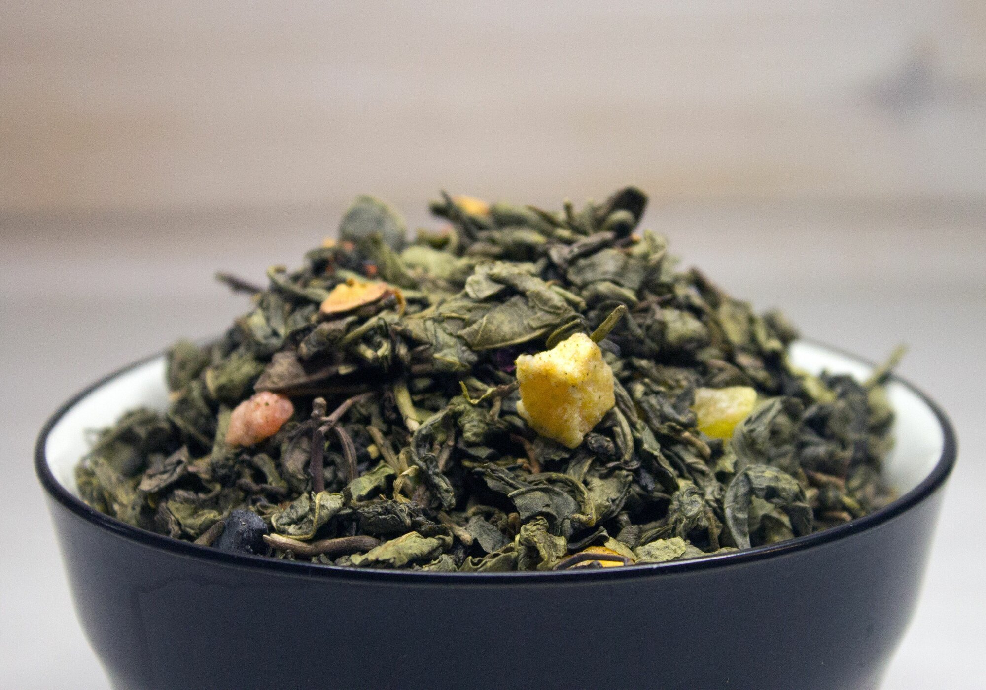 Зеленый арома чай Айва с персиком, 125 грамм