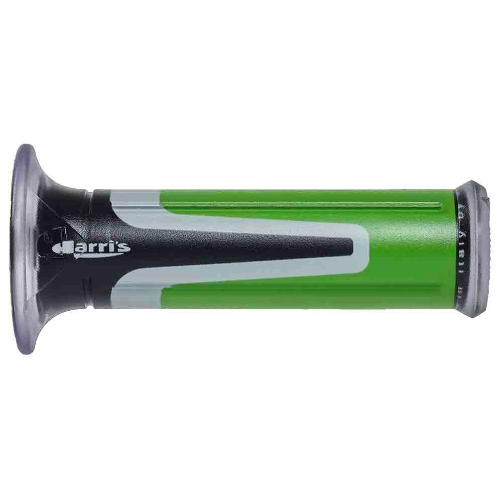Грипсы руля ARIETE серии HARRI’S с логотипом HARRI’S зеленый (ARI-01687-AV)