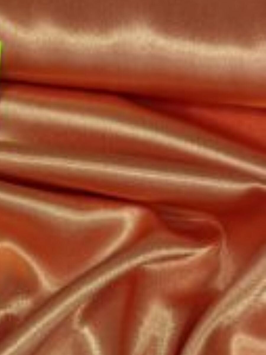 Атлас; Креп-сатин персиковый 200х140 см.