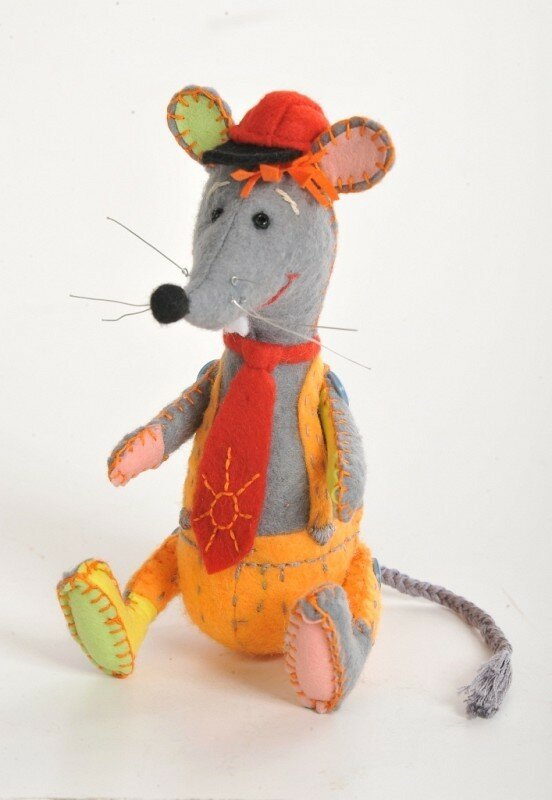 Набор для шитья Перловка #ПФЗД-1002 Озорной мышонок, 18 см