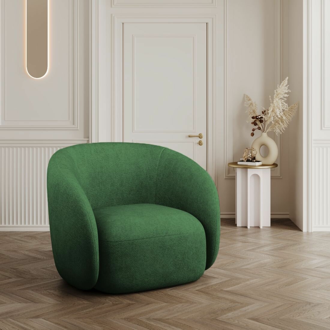 Кресло ZAFFIRO премиум дизайн, велюр