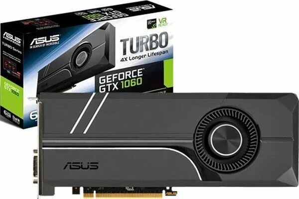 Видеокарта GTX 1060 6GB Asus Turbo