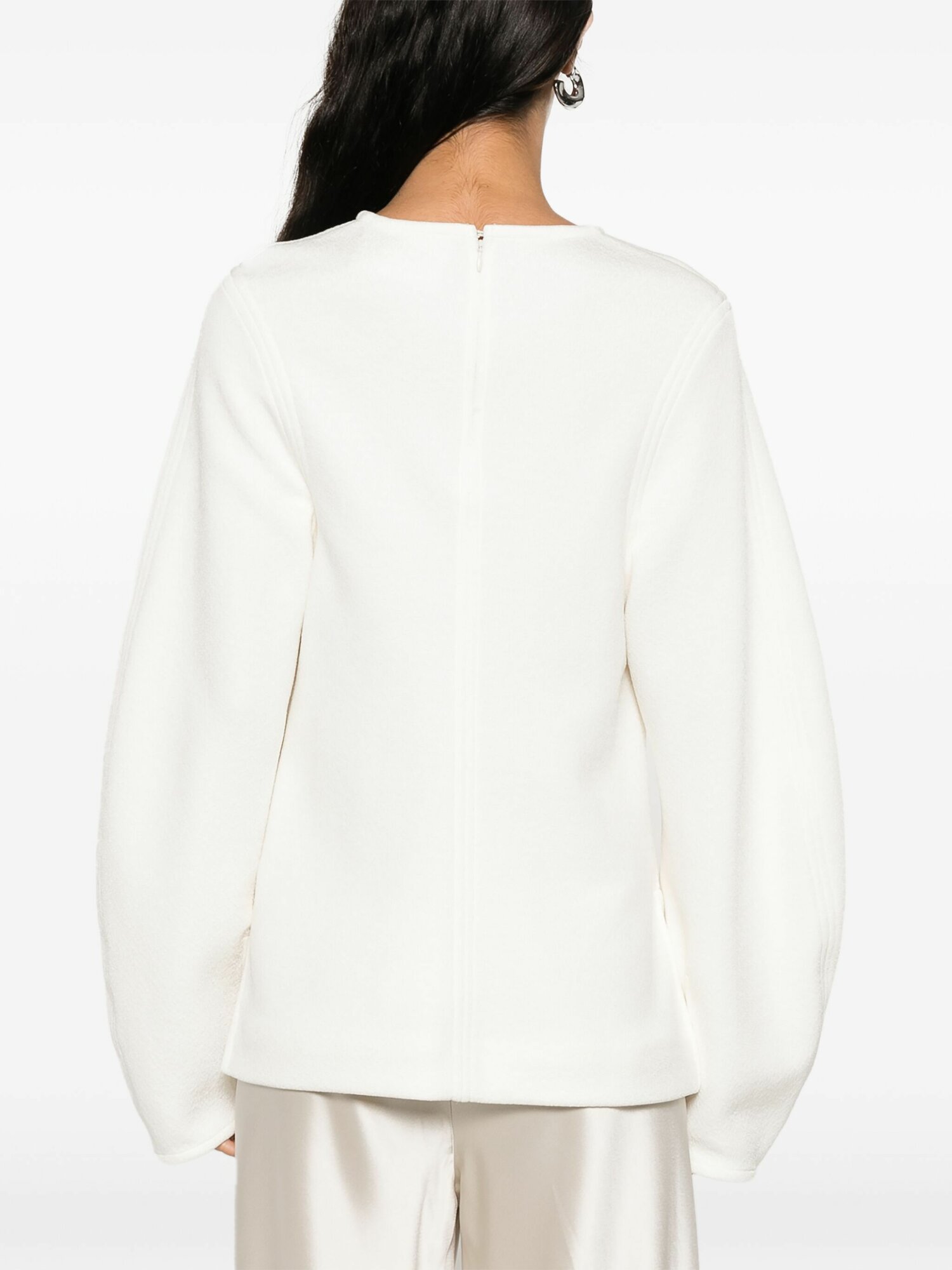 Толстовка Jil Sander, размер 38, , white — фото 1