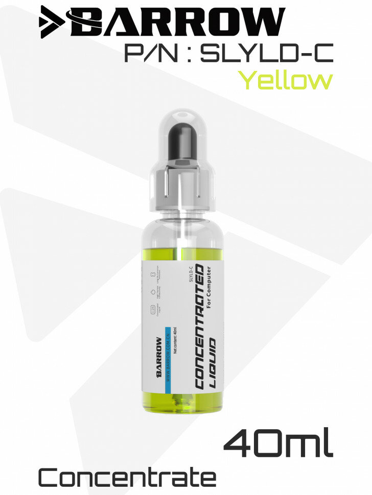Концентрат Barrow water cooling liquid for PC 40ML - Yellow