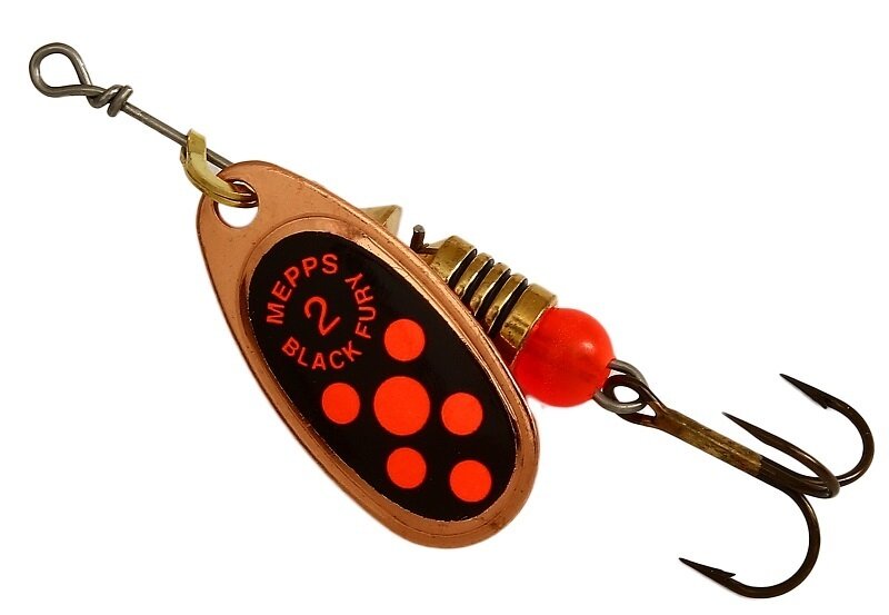 Блесна вращающаяся MEPPS BLACK FURY (4,5гр/Copper/Orange)