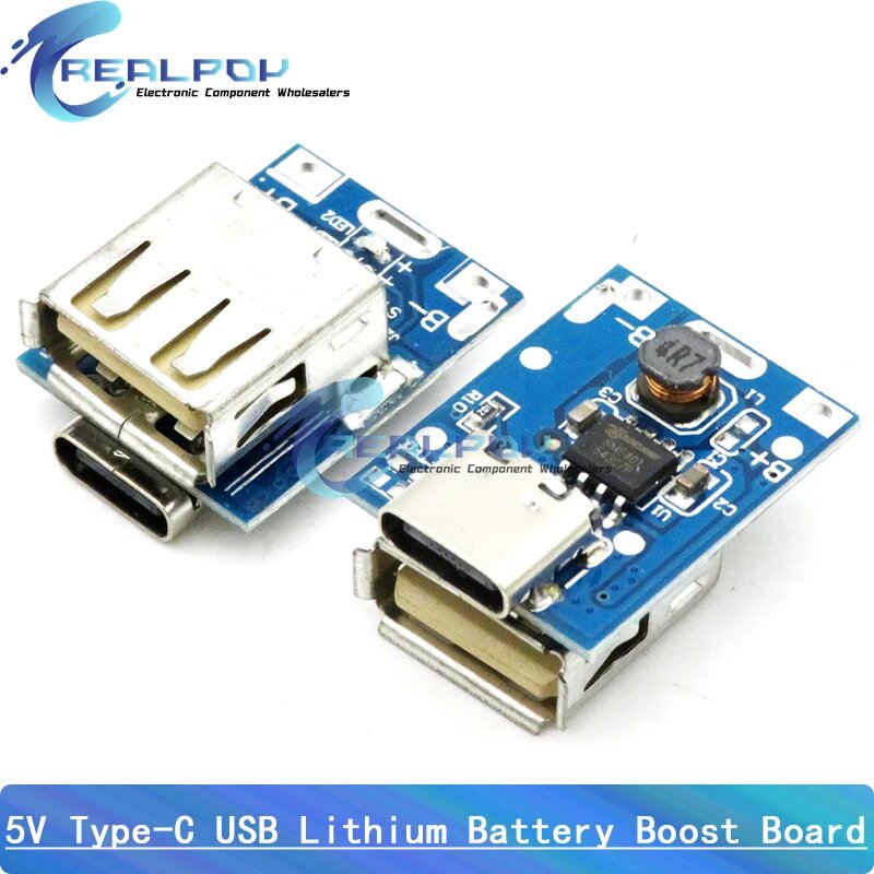 REALPOY 5V Boost Converter Type-c USB