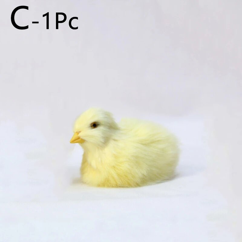 Декоративная фигурка цыпленка, Цвет: C