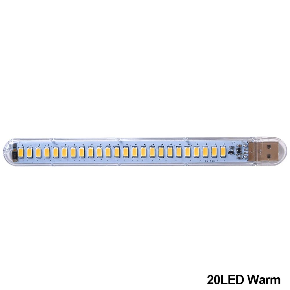 USB LED лампа 20LED Warm, Голубой
