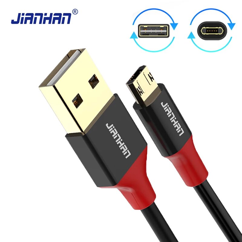 Кабель Micro USB 0.5m для Samsung, Xiaomi, Huawei, LG, Android