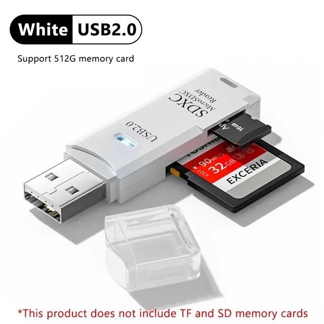 Устройство чтения карт памяти 2 в 1, USB 3.0 Micro SD TF, высокоскоростной адаптер для записи нескольких карт, флэш-накопитель, аксессуары для ноутбуков