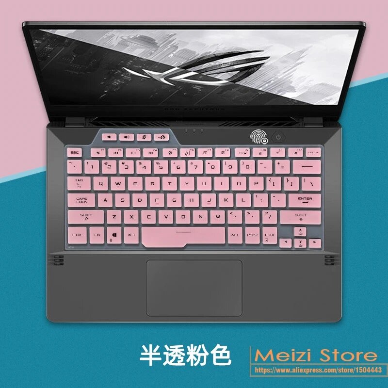 Силиконовый чехол для клавиатуры Powforward для ASUS ROG Zephyrus G14