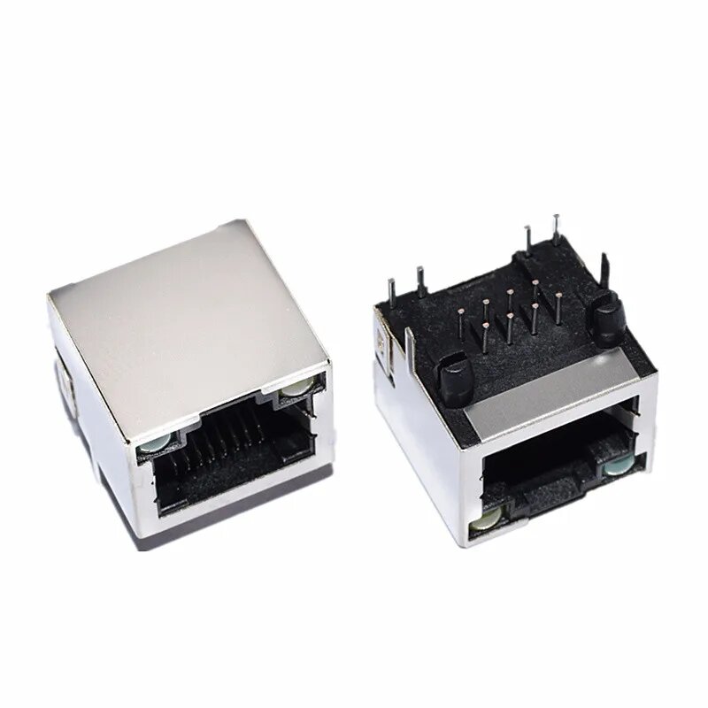 RJ45 разъем 2LED с подсветкой, Full shielding