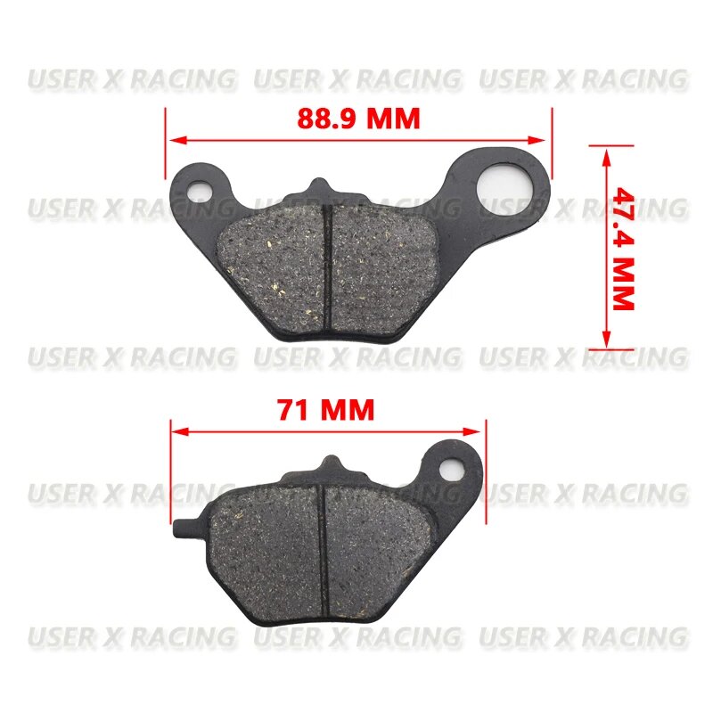 USER-X универсальные дисковые Тормозные колодки для мотоциклов, тормоза, передние и задние дисковые тормозные колодки, колодки, скутер VICTORIA blade rg125 honda 145 Серый, DSP-Yadea