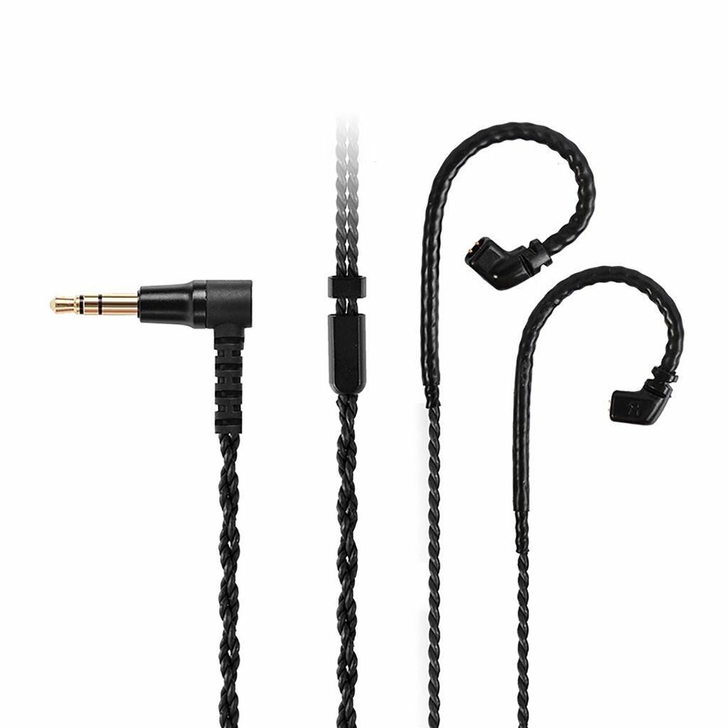 Кабель для наушников QDC с квадратным сердечником, медным и посеребренным сердечником