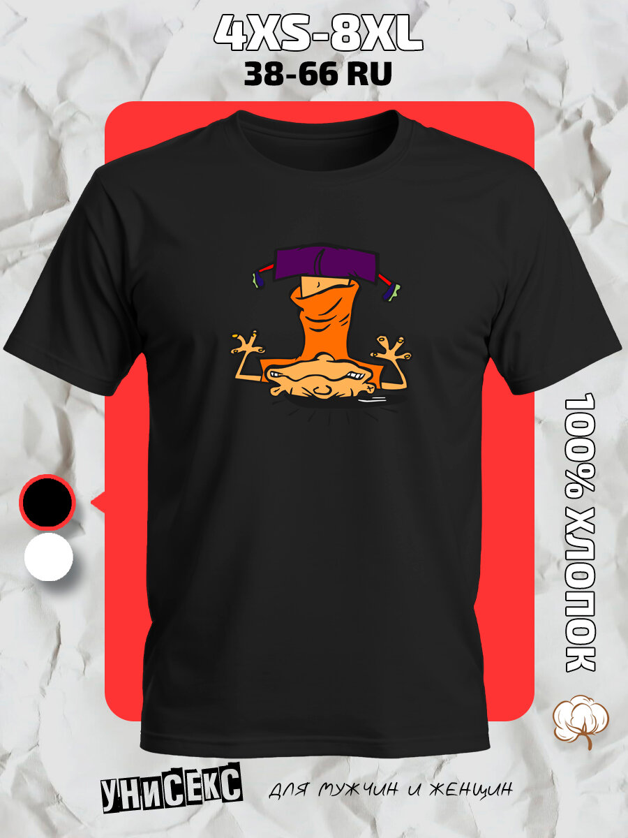 Футболка с принтом эд эдд и эдди ed edd n eddy