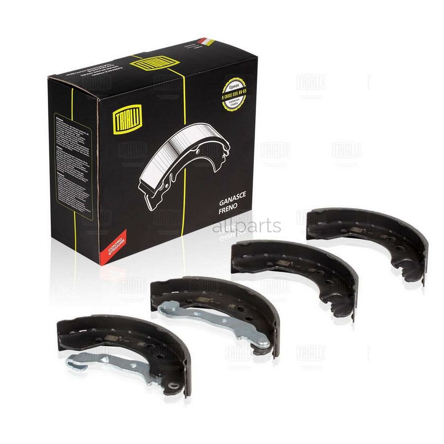 TRIALLI GF 1401 Колодки тормозные барабанные для LADA Vesta (15-)/NISSAN/RENAULT TRIALLI GF 1401