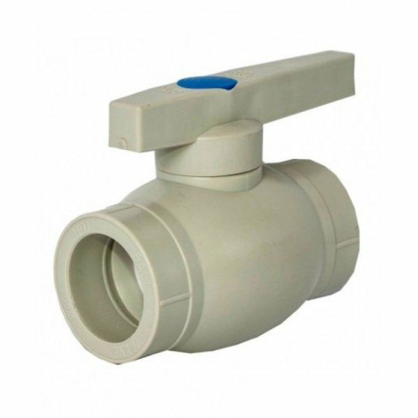 Кран шаровой 63 серый