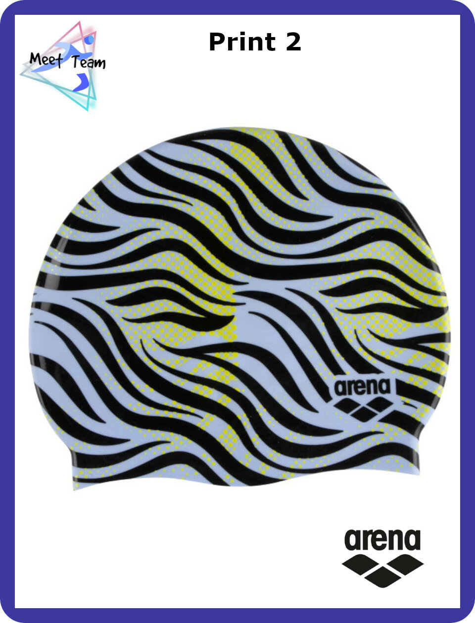 Шапочка для плавания Arena Print 2 (1E368/268)