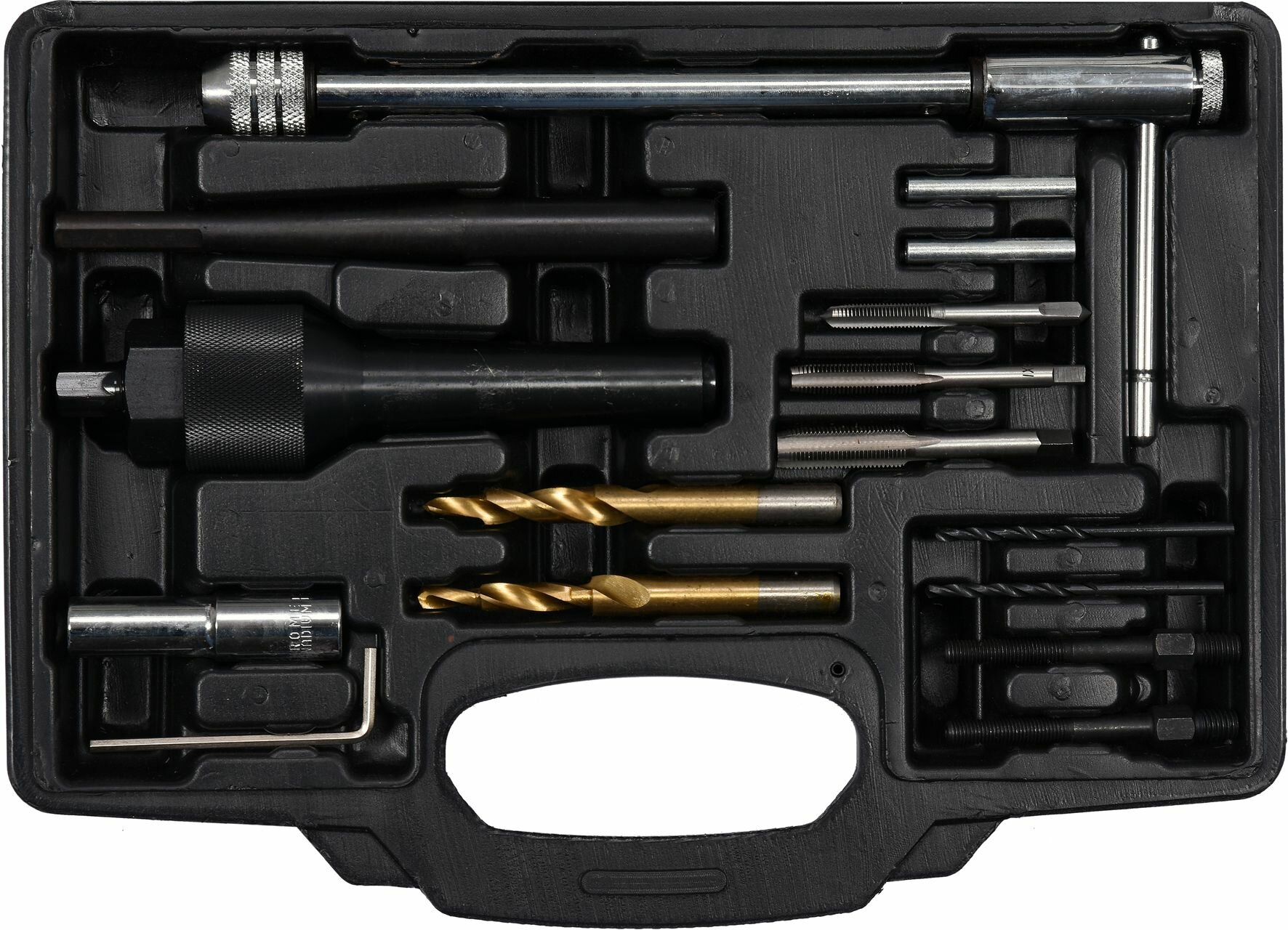 Набор YATO YT-05342, для снятия свечей накаливания, черный, 16 элементов