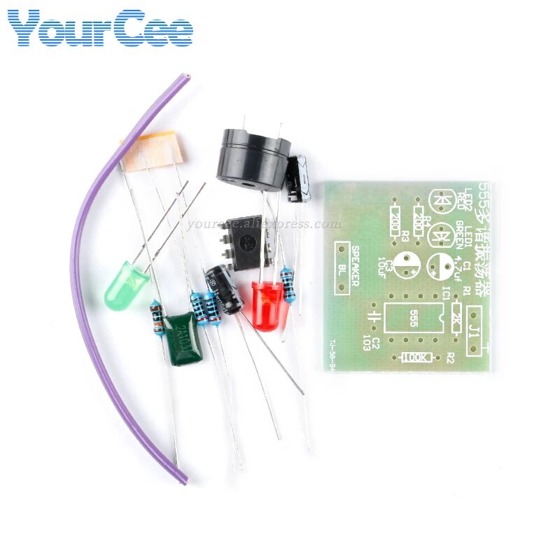2 шт./1 шт. NE555 комплект многорезонансного генератора электронный производственный комплект модуль платы управления