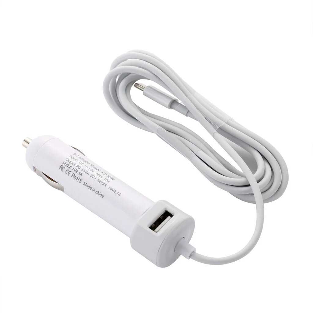 Автомобильный Адаптер питания Type-C USB2.0 длиной 170 см, Шнур Для Зарядного устройства DC12-24V, Многофункциональное Зарядное Устройство Для телефона, Шнур Для зарядки