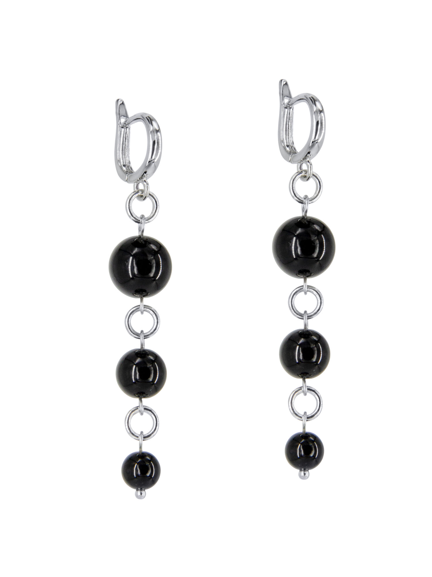 Серьги, агат