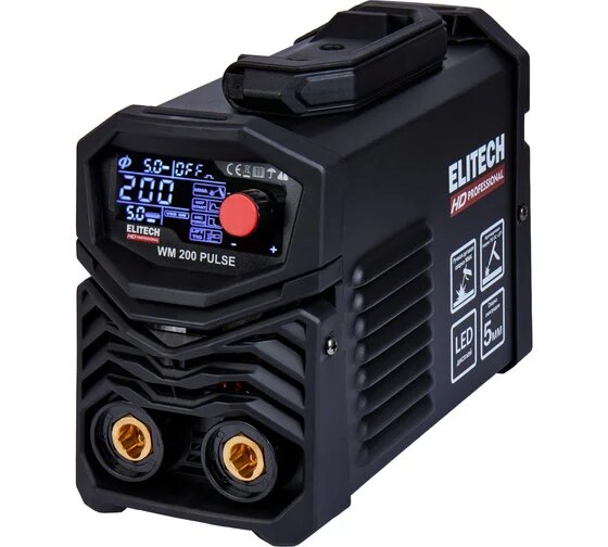 Инверторный сварочный аппарат Elitech HD WM 200 Pulse 204466