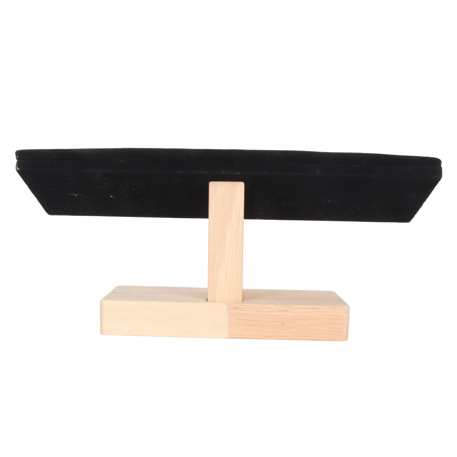 Держатель для браслета, дисплей, твердый деревянный, черный, фланелевый, держатель для ювелирных изделий, браслет, часы, органайзер, устойчивое основание