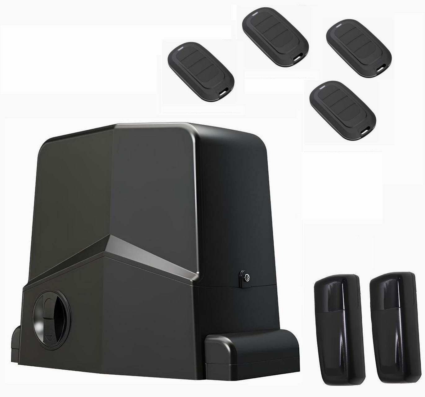 Автоматика для откатных ворот ARW-600MKIT F-T4, комплект: привод, фотоэлементы, 4 пульта