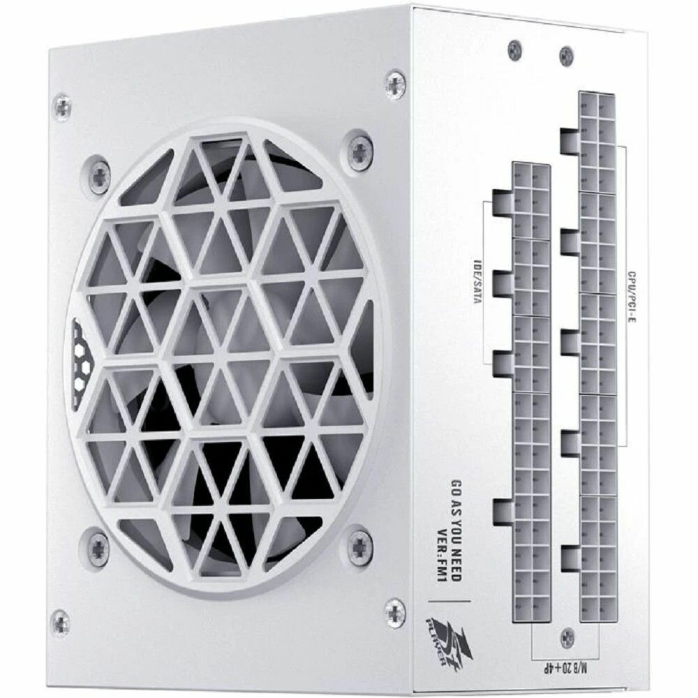 1STPLAYER Блок питания SFX 750W PLATINUM White SFX, APFC, 80 PLUS Platinum, LLC+DC - DC, 80mm fan, full modular PS - 750SFX - WH