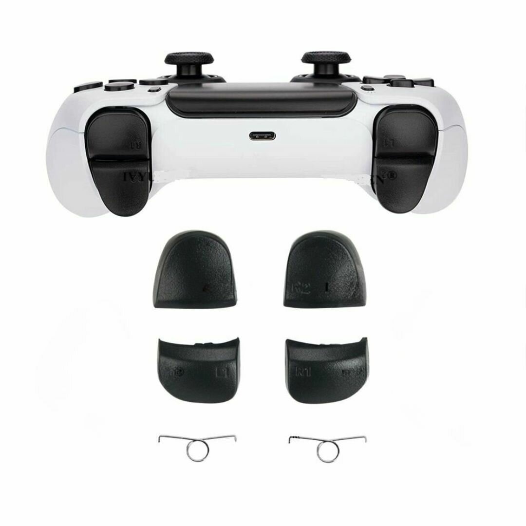 Кнопки курки триггеры R1 L1 R2 L2 + 2 пружинки для геймпада Dualsense Sony playstation 5 ps5 джойстик версия BDM-040 v4 4 ревизия