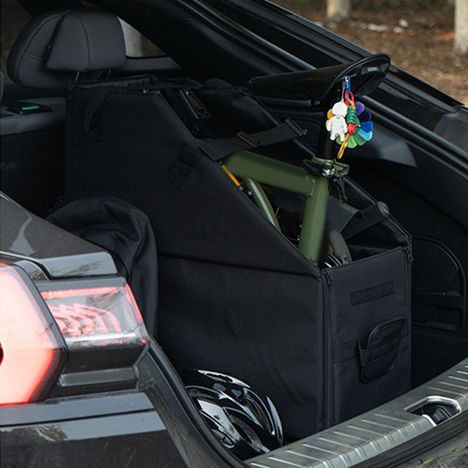 Складной чехол для переноски велосипеда с пылезащитным чехлом из ткани Оксфорд, дорожная сумка для велосипеда, ящик для хранения для Brompton для Dahon